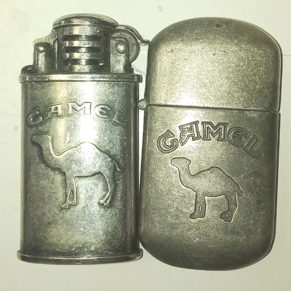 Other | Rare Metal Vintage Camel Lighters Good Working Condition Cool ...